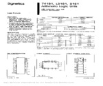 74181 datasheet & applicatoin notes - Datasheet Archive