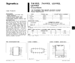 74192 pin configuration datasheet & application notes - Datasheet Archive
