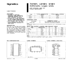 ALU IC 74181 datasheet & application notes - Datasheet Archive